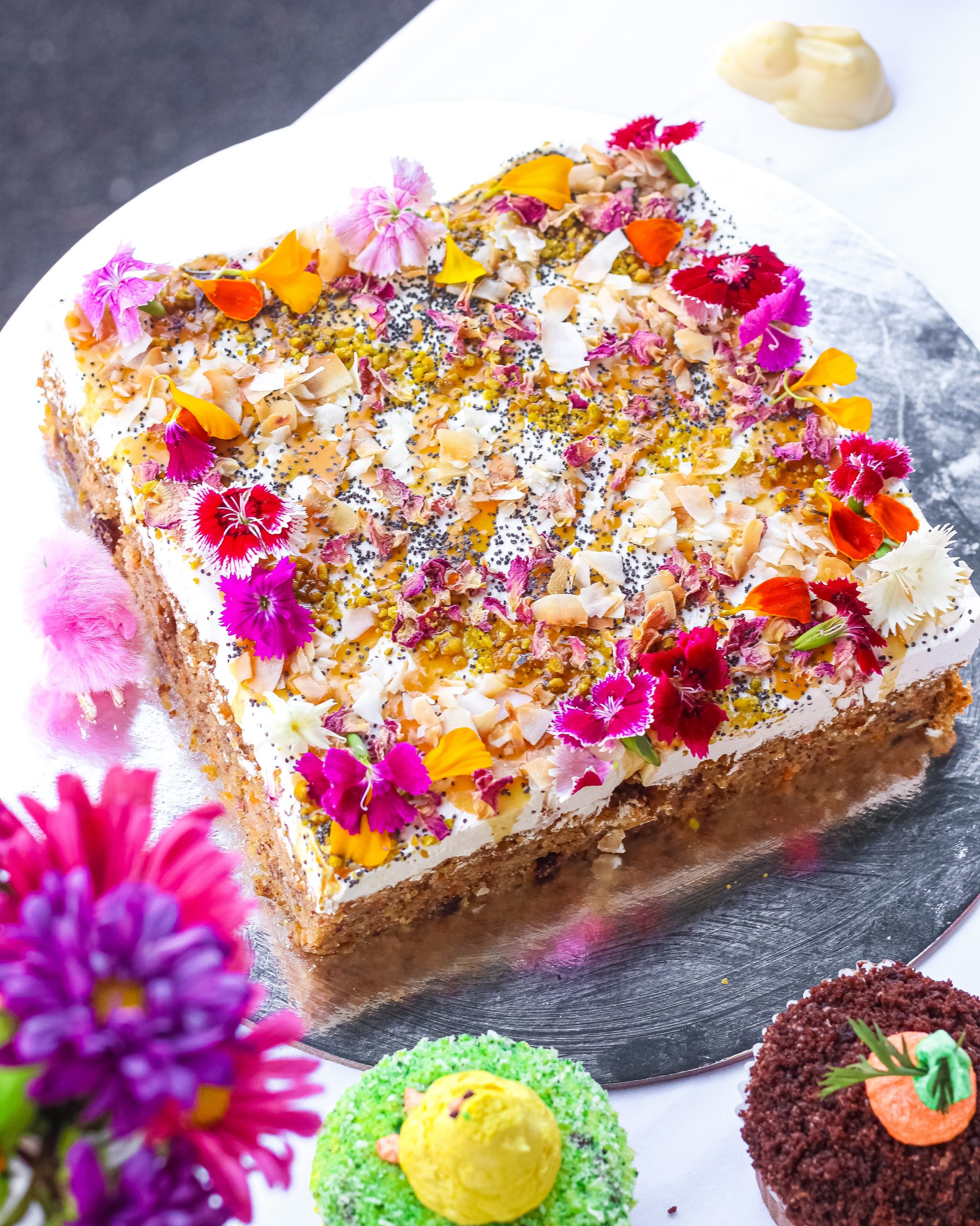 Carrot Cake Slab (Vegan) | Nutie Donuts