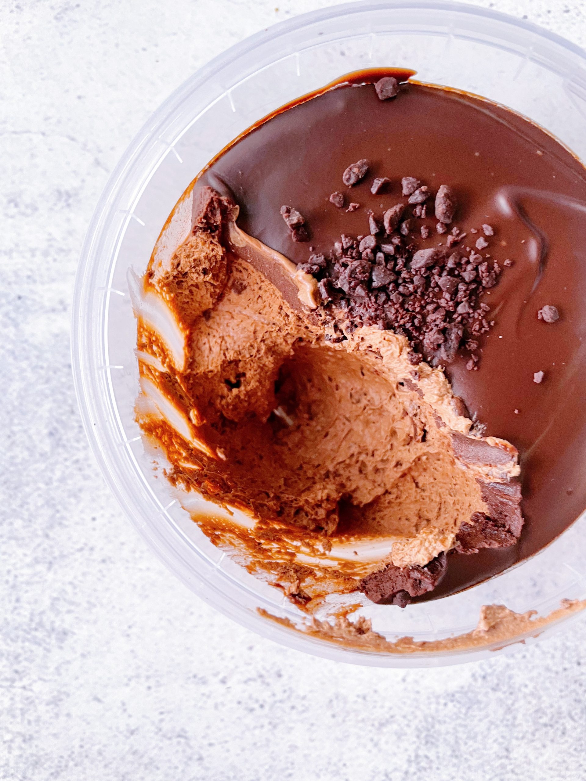 Chocolate Mousse Tub (Vegan) | Nutie Donuts